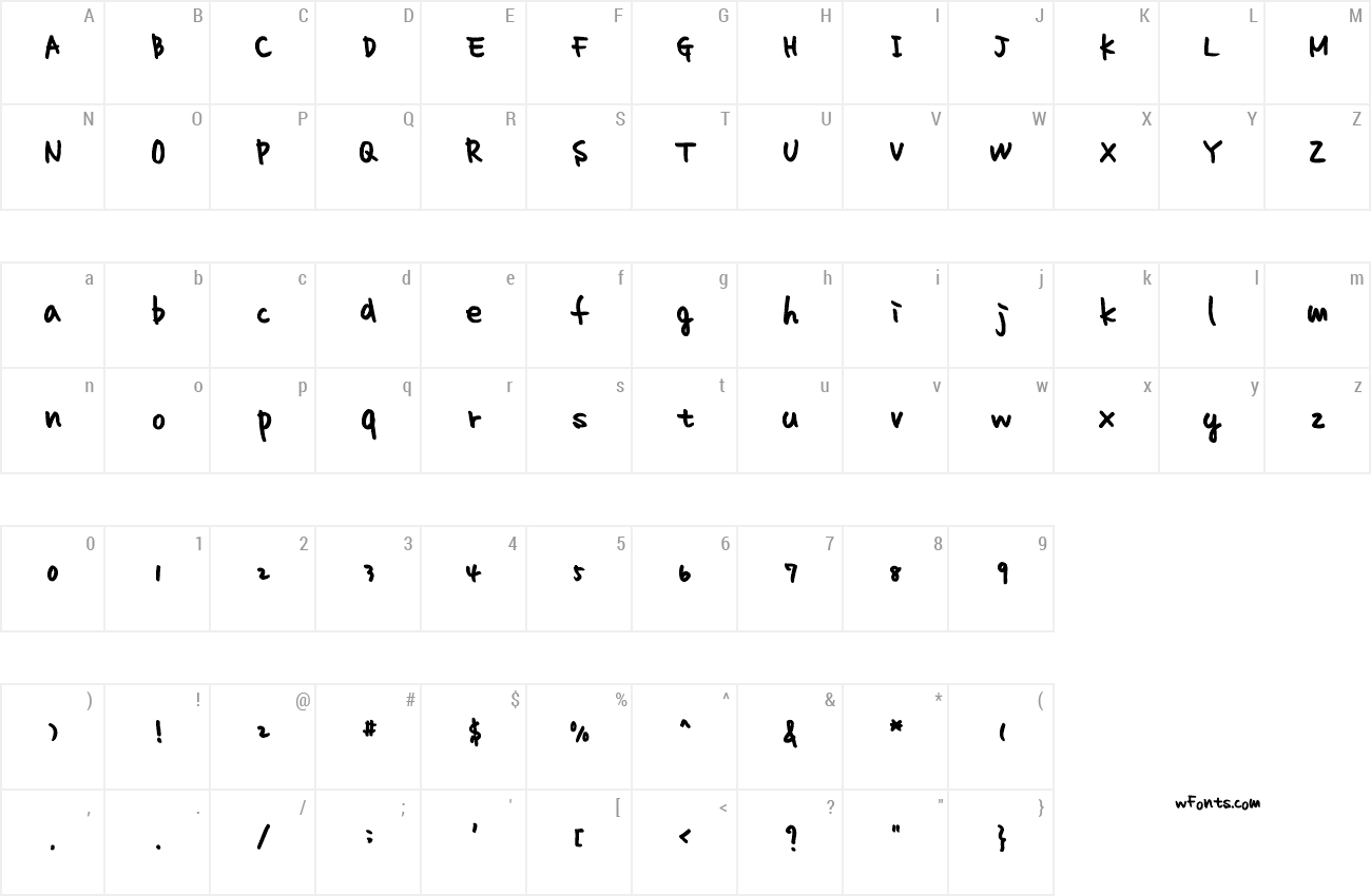 homework normal Font | wfonts.com - download free