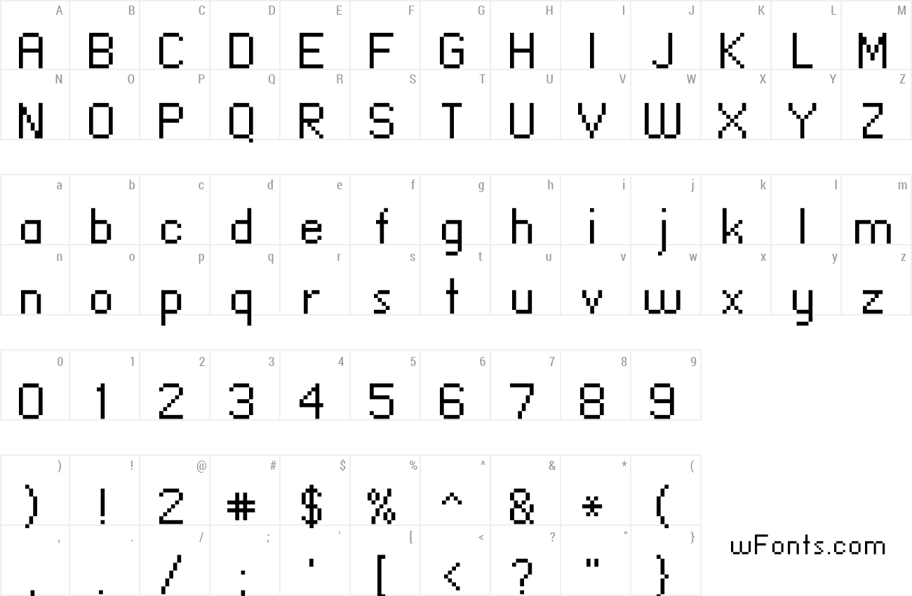 standard 09_56 Font | wfonts.com - download free