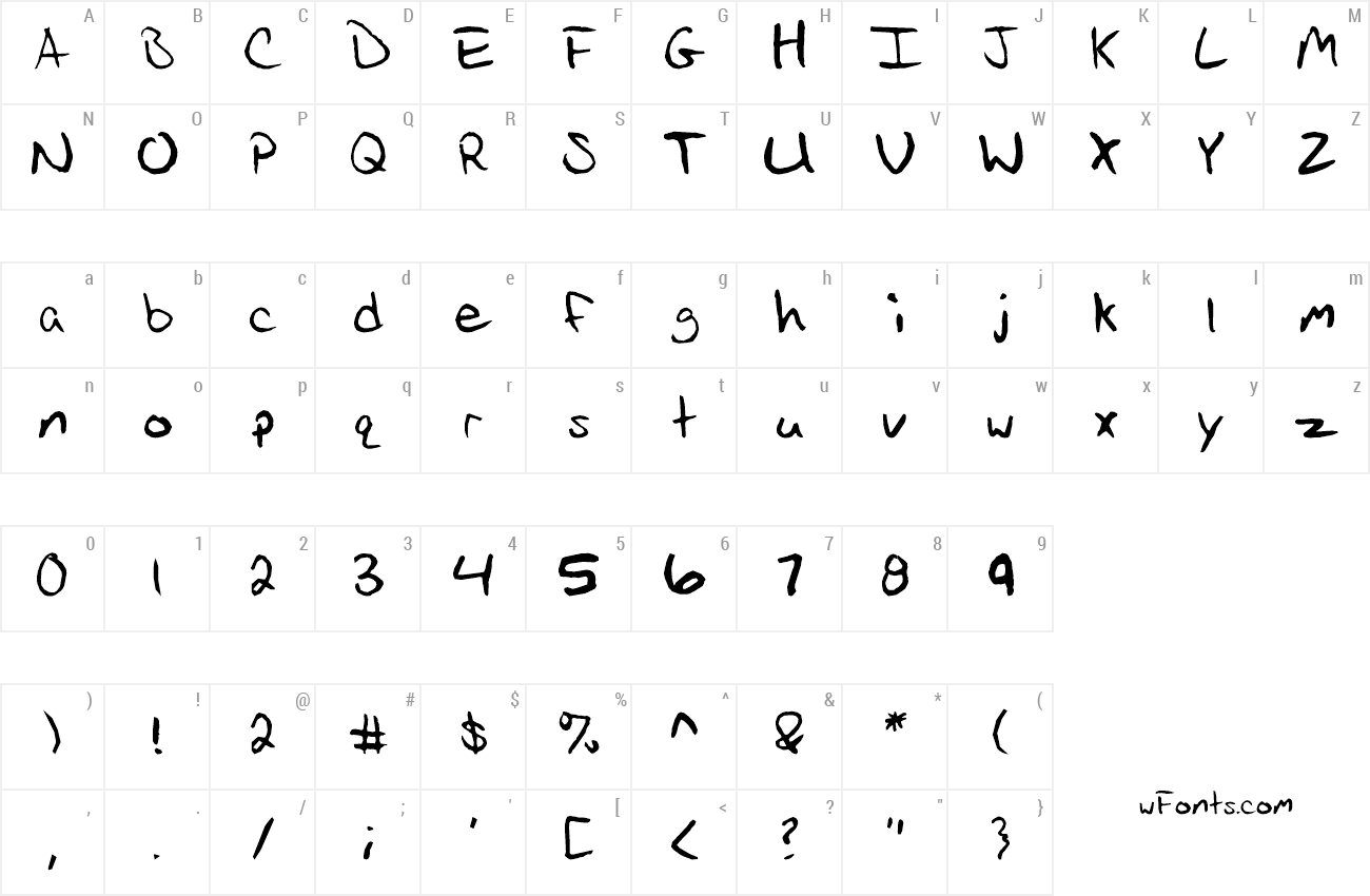 Jason's Handwriting Font | wfonts.com - download free