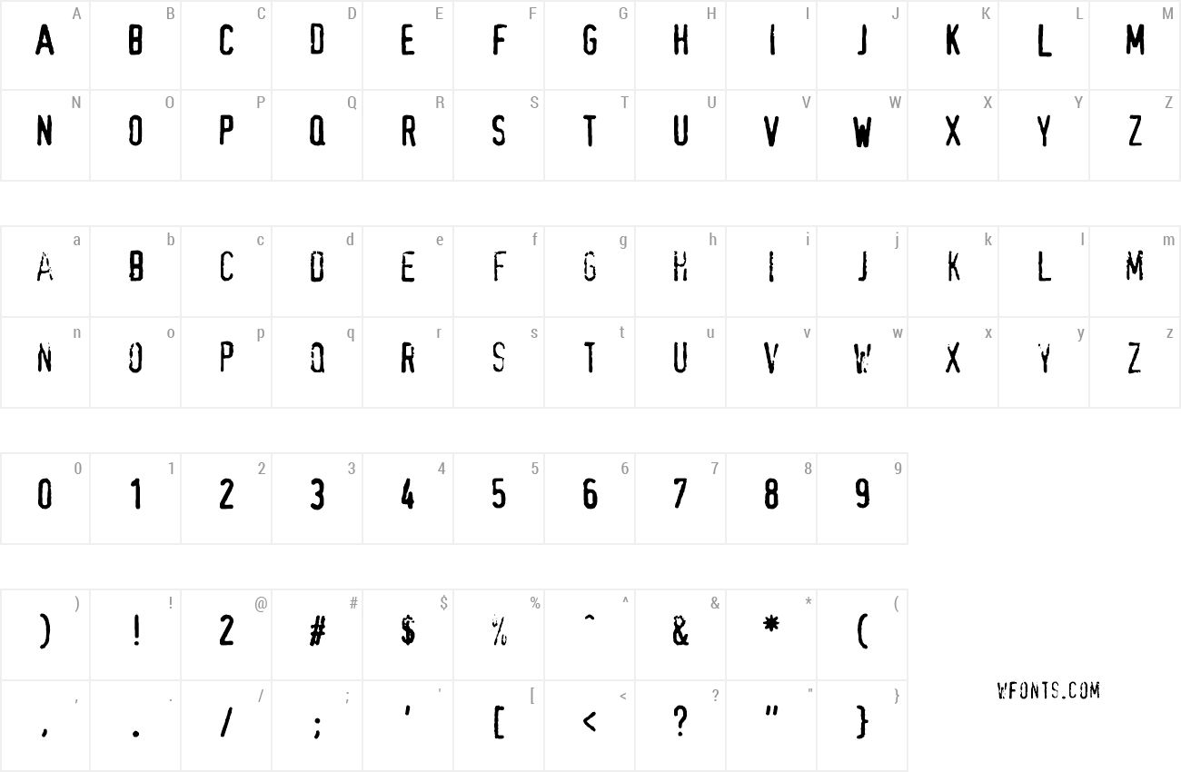 XBAND Rough Font | wfonts.com - download free