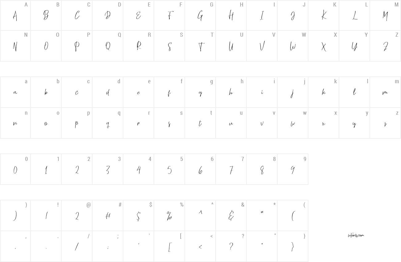 Thousand Script Font | wfonts.com - download free