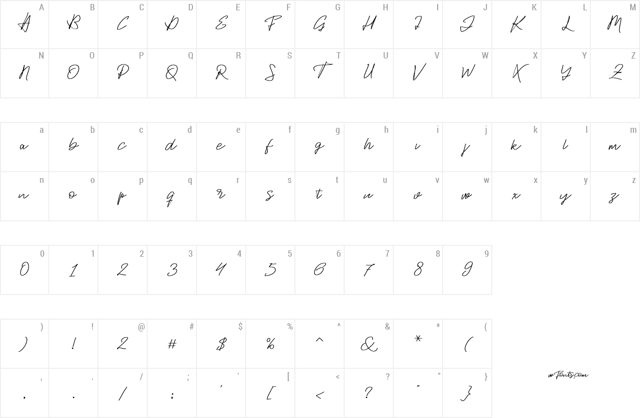 Jackson Script Font | wfonts.com - download free