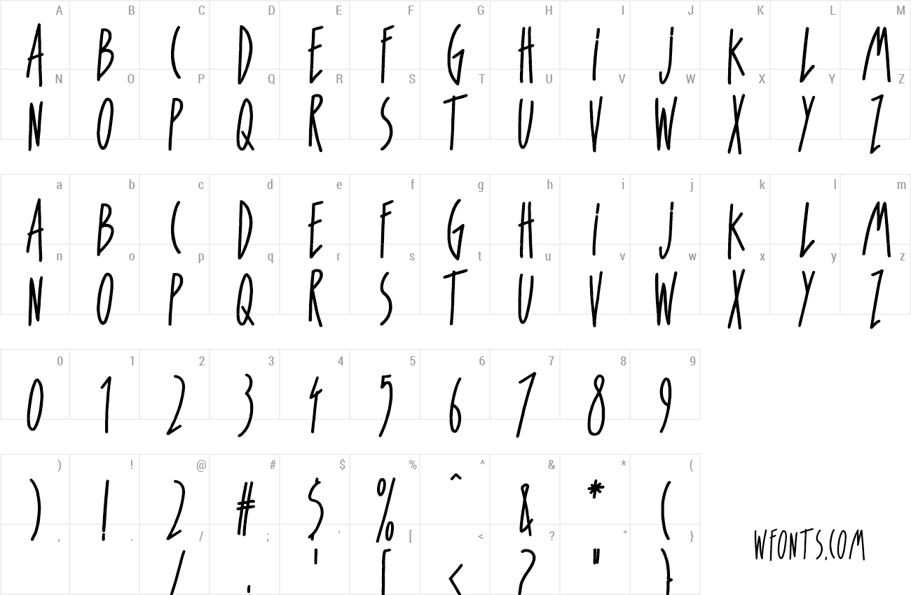 For Girls Only Bold Font | wfonts.com - download free