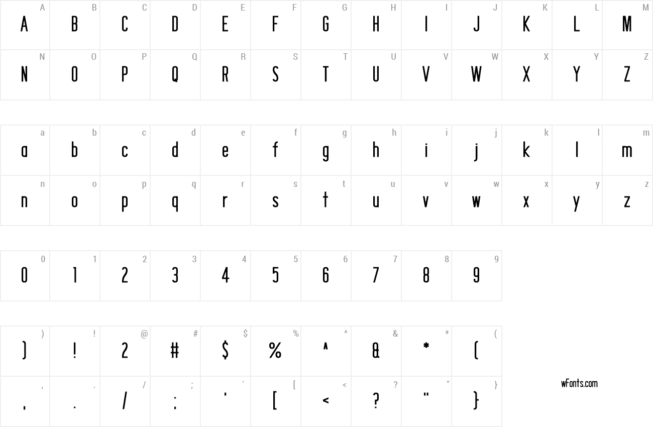 Shocking Headline Font | wfonts.com - download free