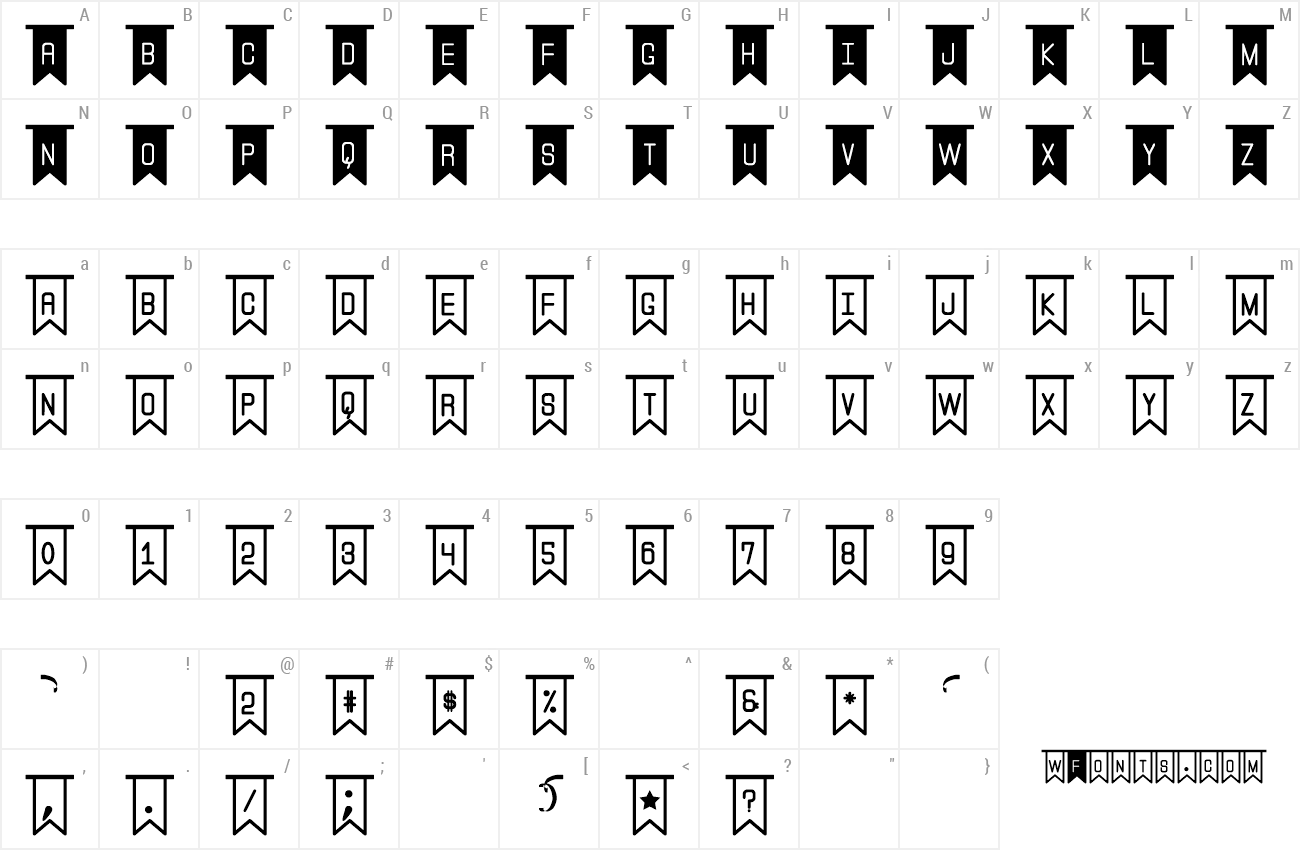 The Flaggy St Font | wfonts.com - download free