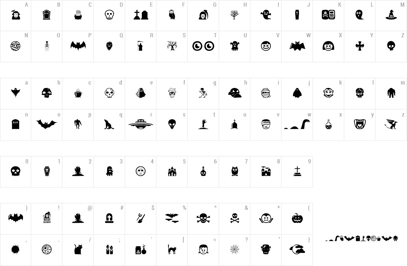 Monster Mash Font | wfonts.com - download free