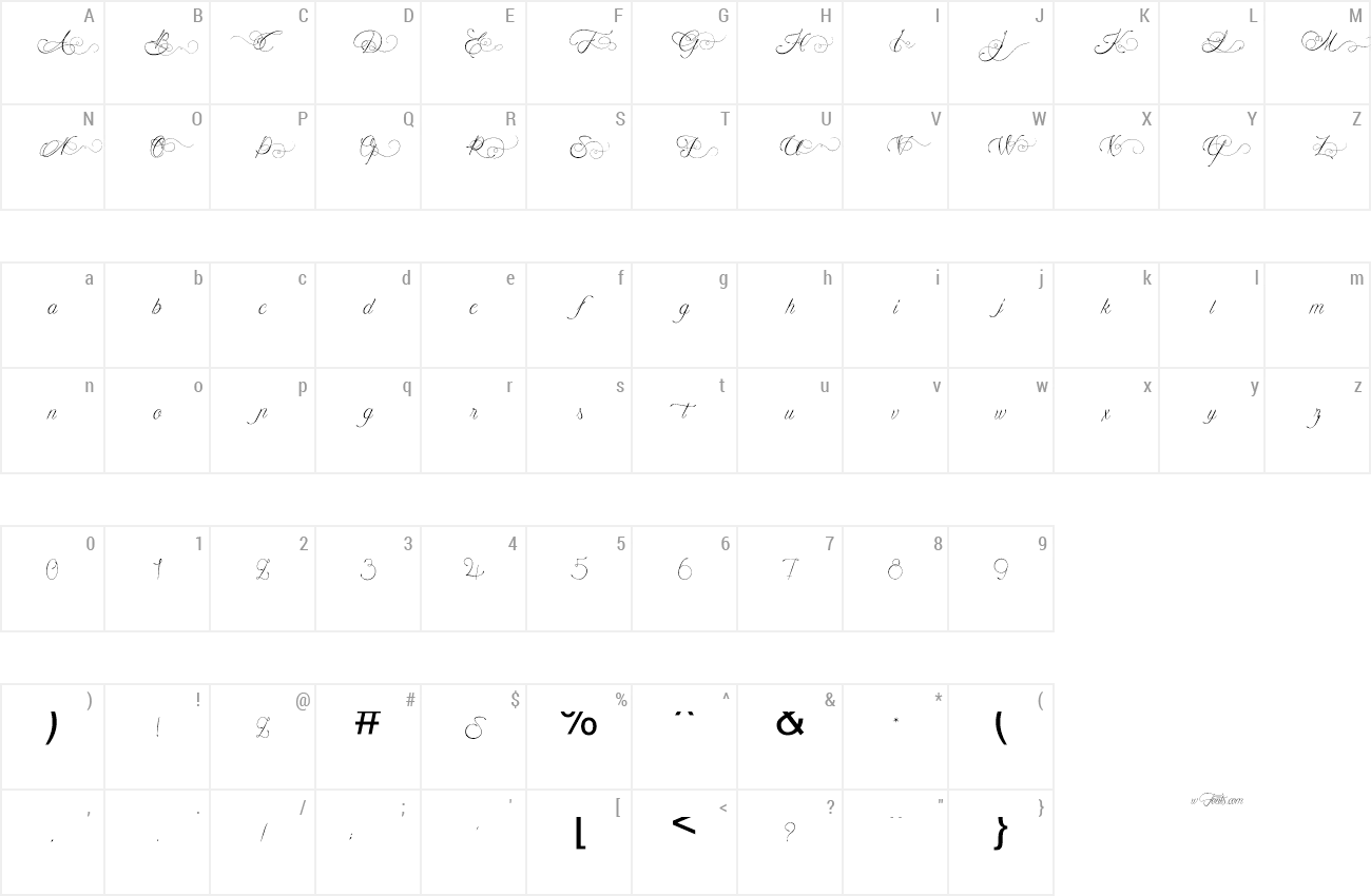 Mademoiselle Camille L Font | wfonts.com - download free