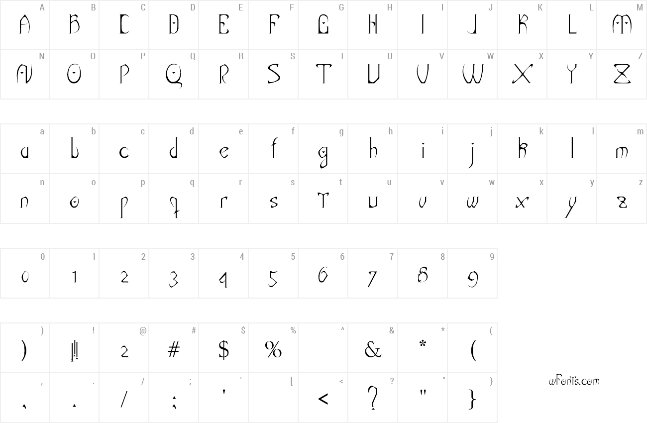 Dark elf Font | wfonts.com - download free