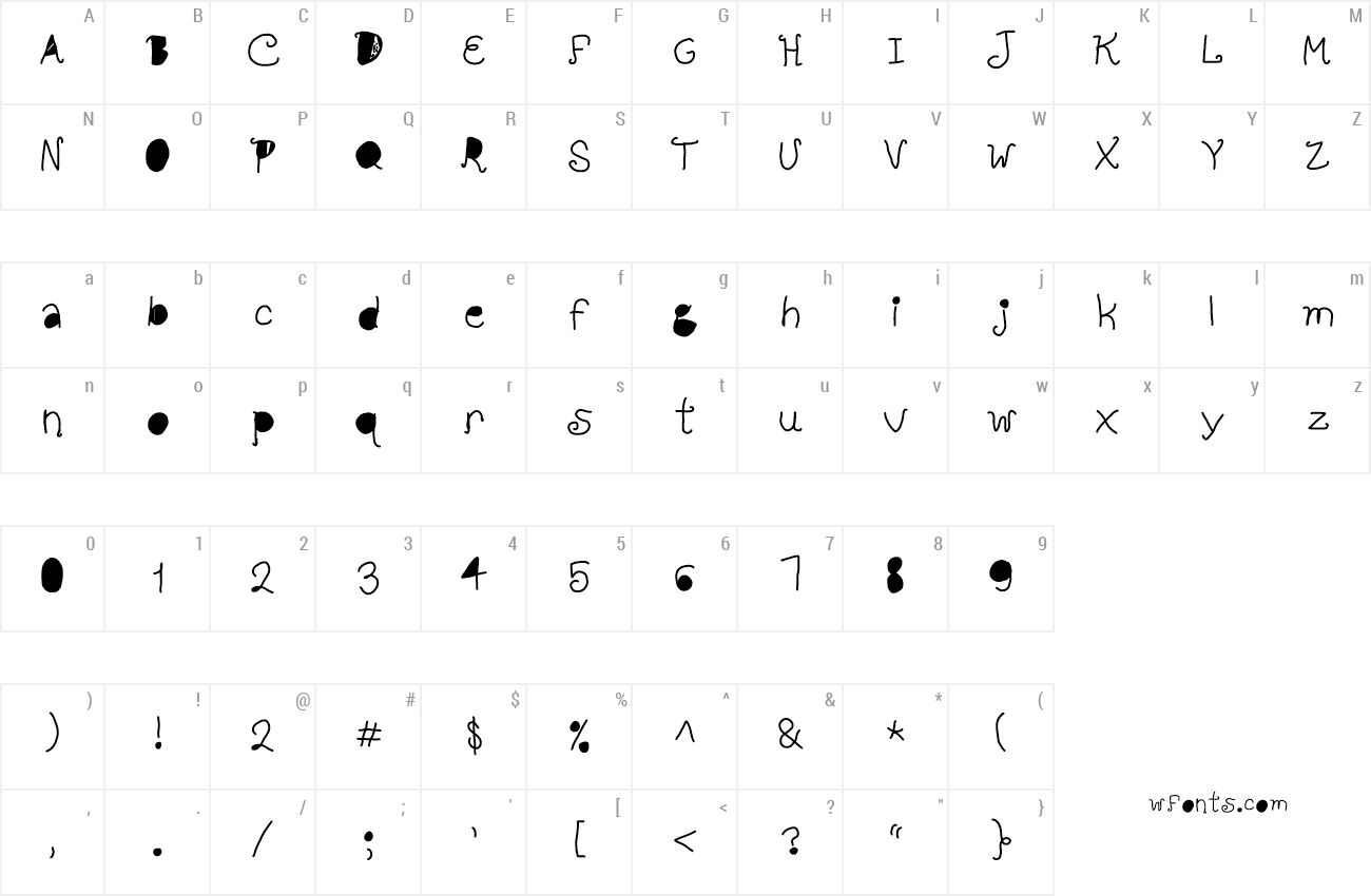 full hole Font | wfonts.com - download free