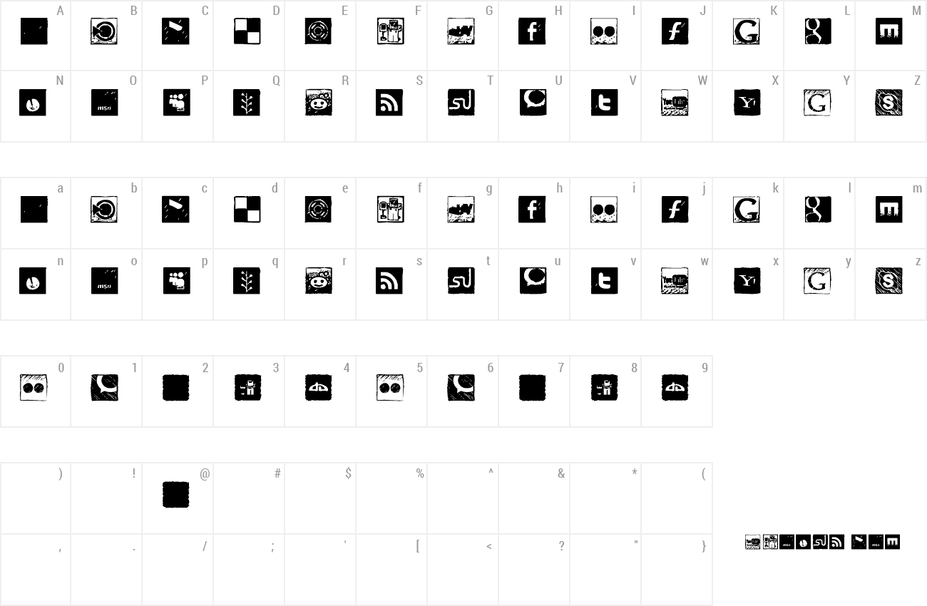 Social Manual Font | wfonts.com - download free