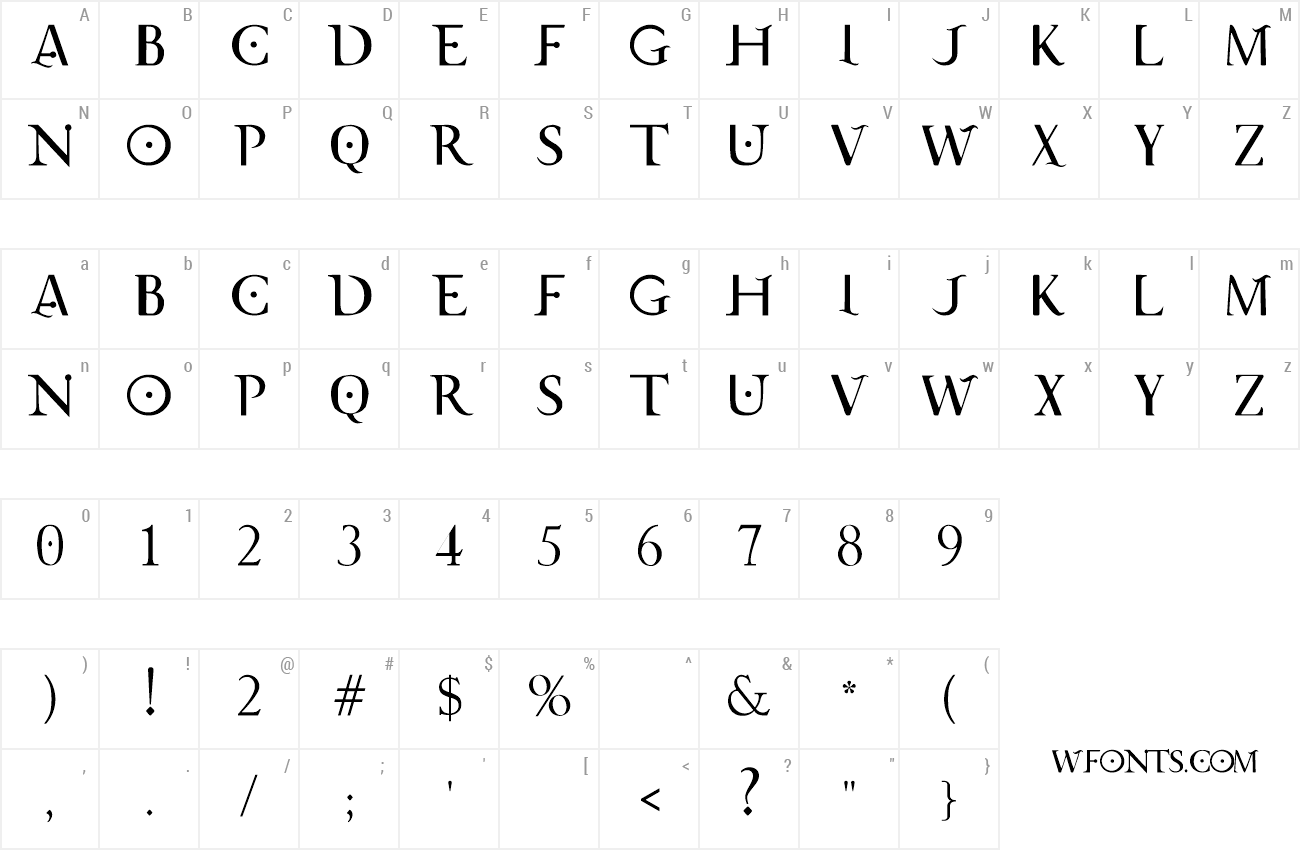 Jupiter Ascending Font | wfonts.com - download free