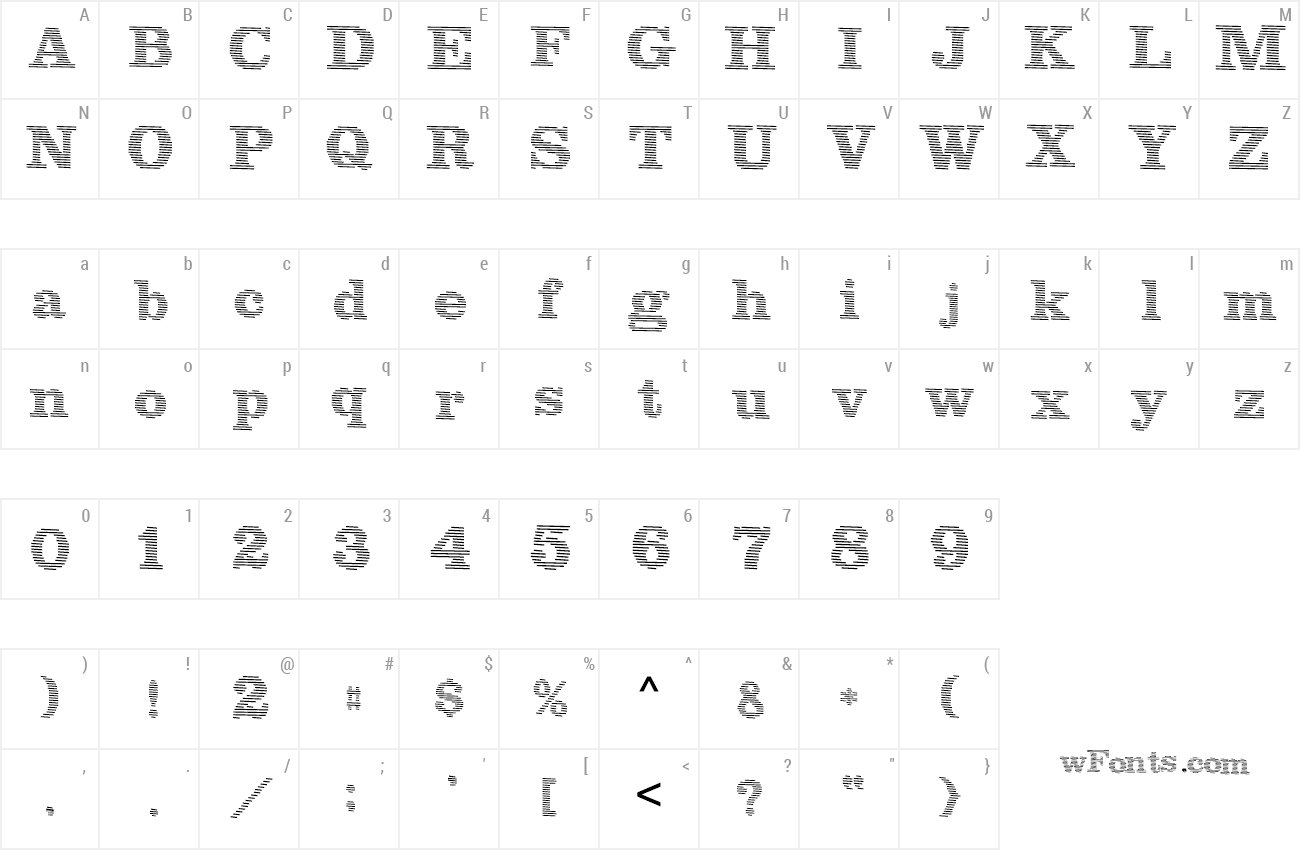 Blue lines Font | wfonts.com - download free