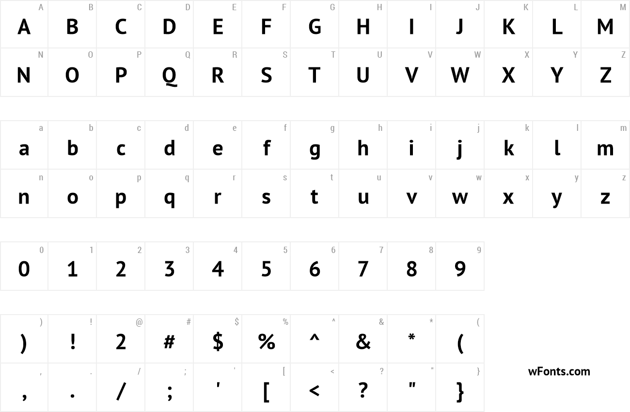PT Sans Font | wfonts.com - download free