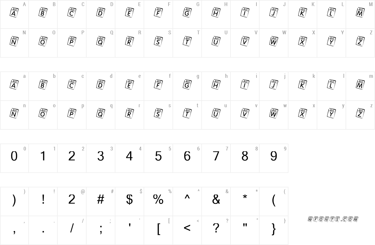 KR Seeds Font | wfonts.com - download free