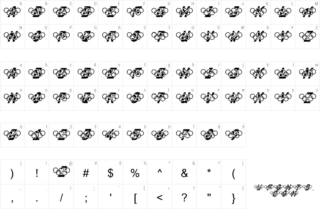 Olympia 2000 Font | wfonts.com - download free