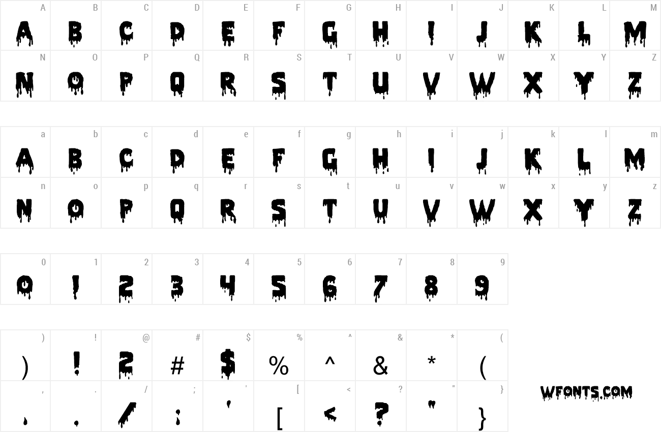 Pieces NFI Font | wfonts.com - download free