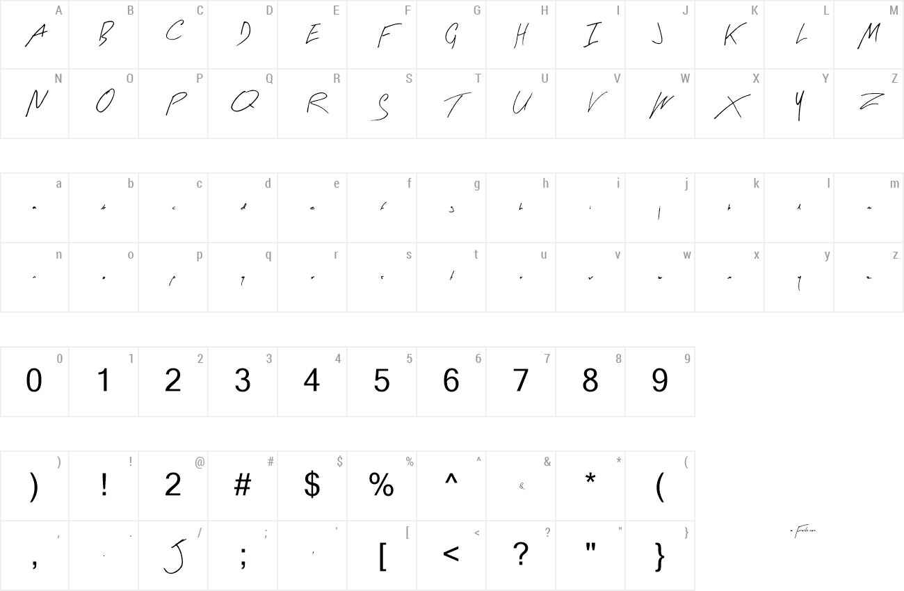 Arty Signature Font | wfonts.com - download free