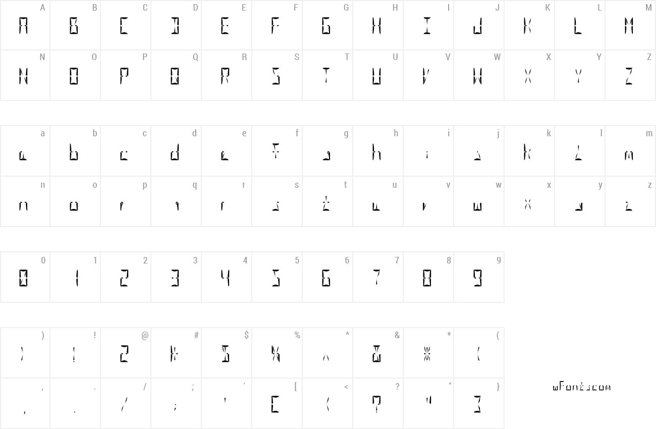 Nova Display Font | wfonts.com - download free