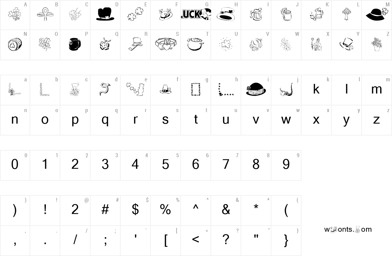 KR Bits O'Shea Font | wfonts.com - download free