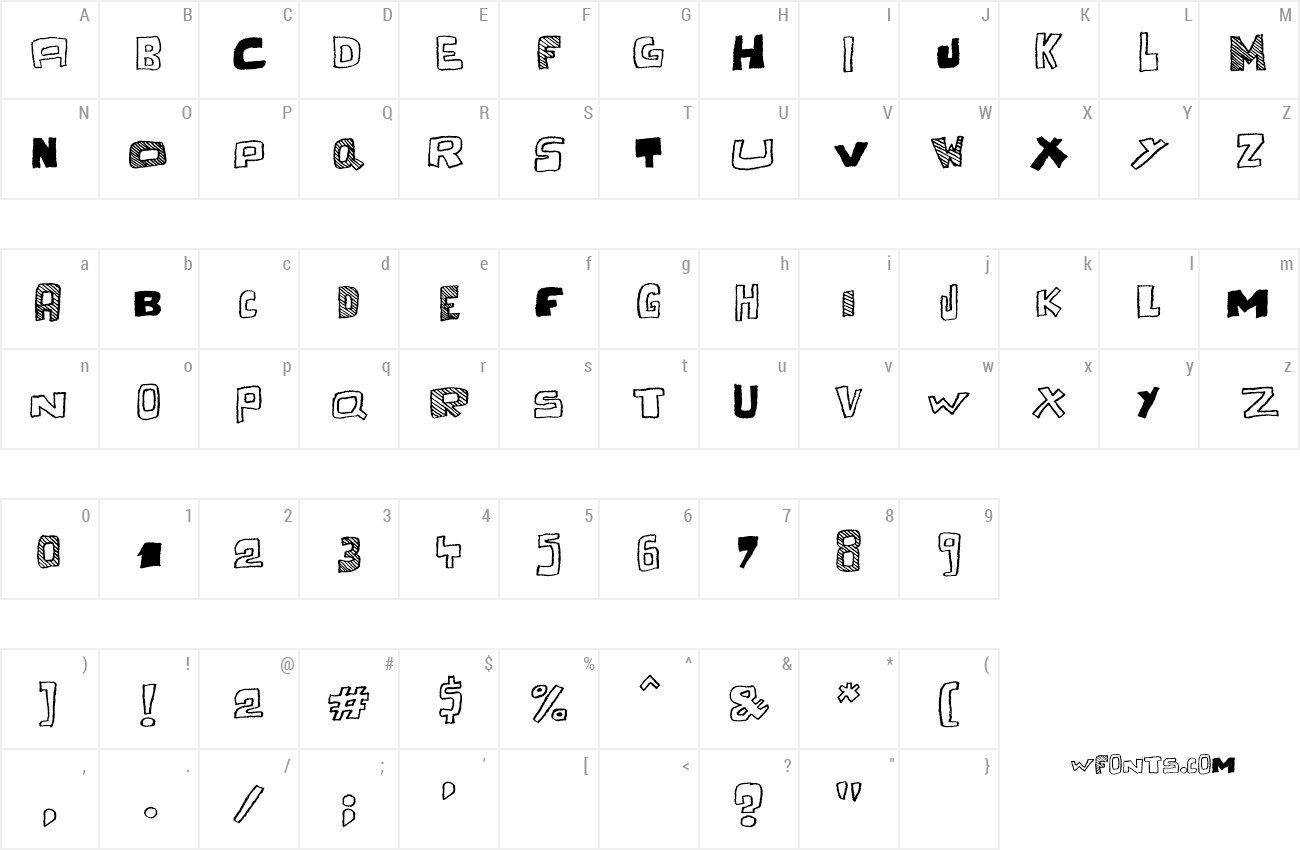 Cache Tampon Font | wfonts.com - download free