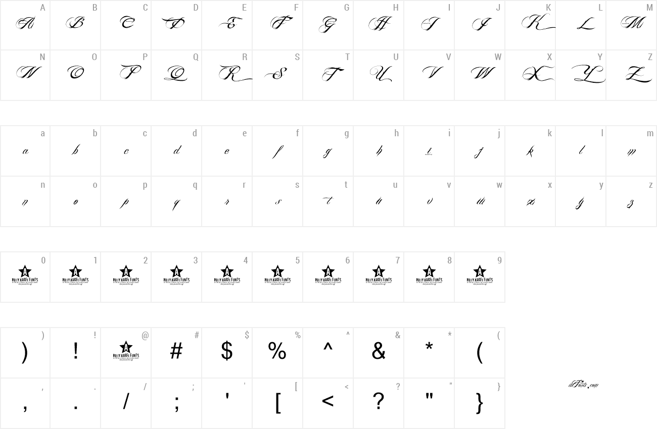 BILLY ARGEL FONT Font | wfonts.com - download free
