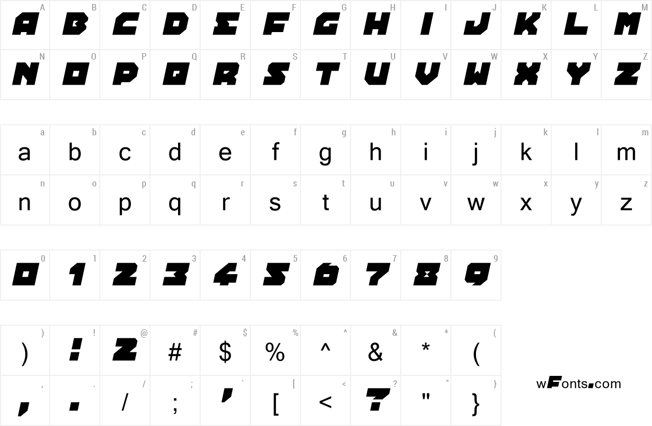 Bot CraftShop Font | wfonts.com - download free