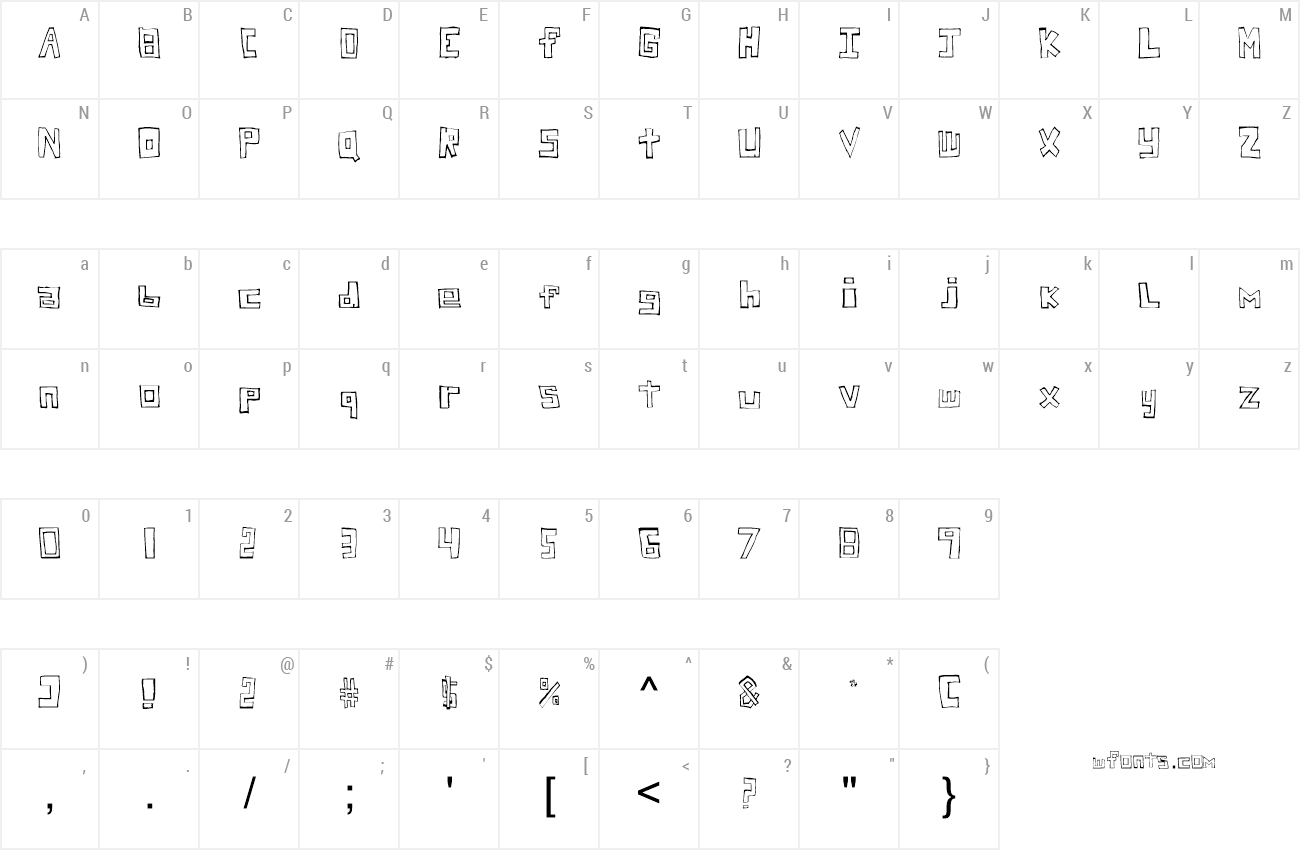 STUCK Font | wfonts.com - download free