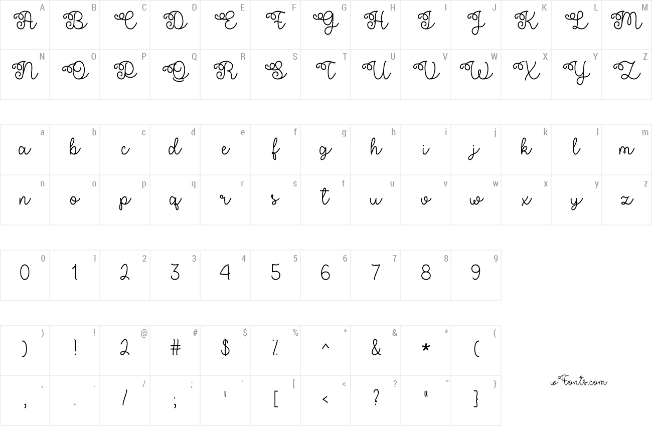 Flower Shop Font | wfonts.com - download free