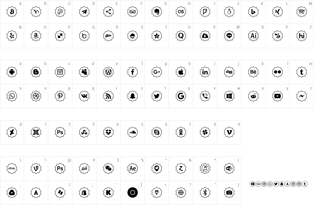 Font Color icon Font | wfonts.com - download free