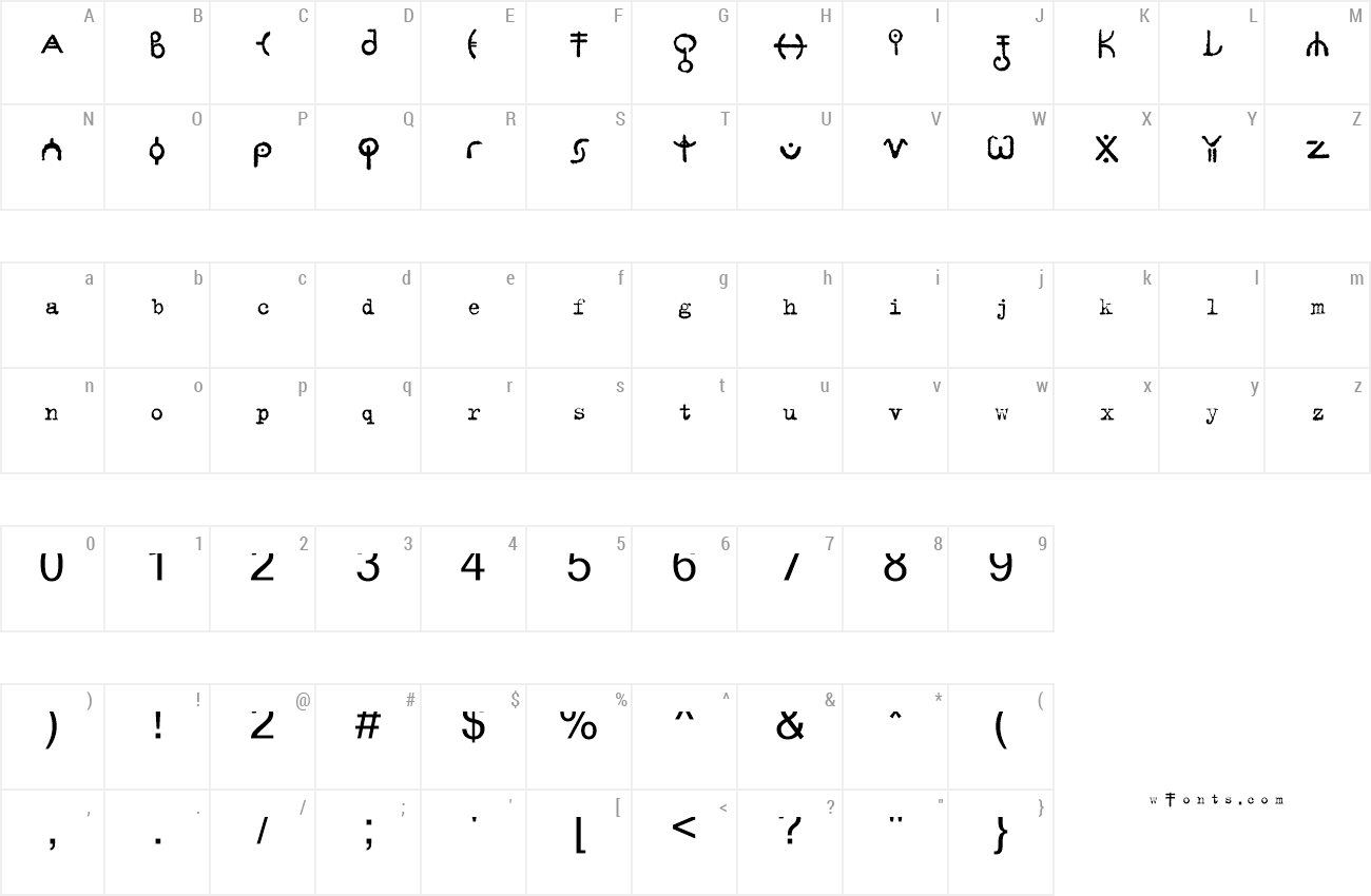 signs - zeichen 2.0 Font | wfonts.com - download free