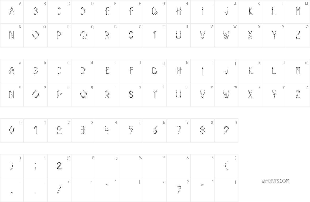 Straw Letters Font | wfonts.com - download free
