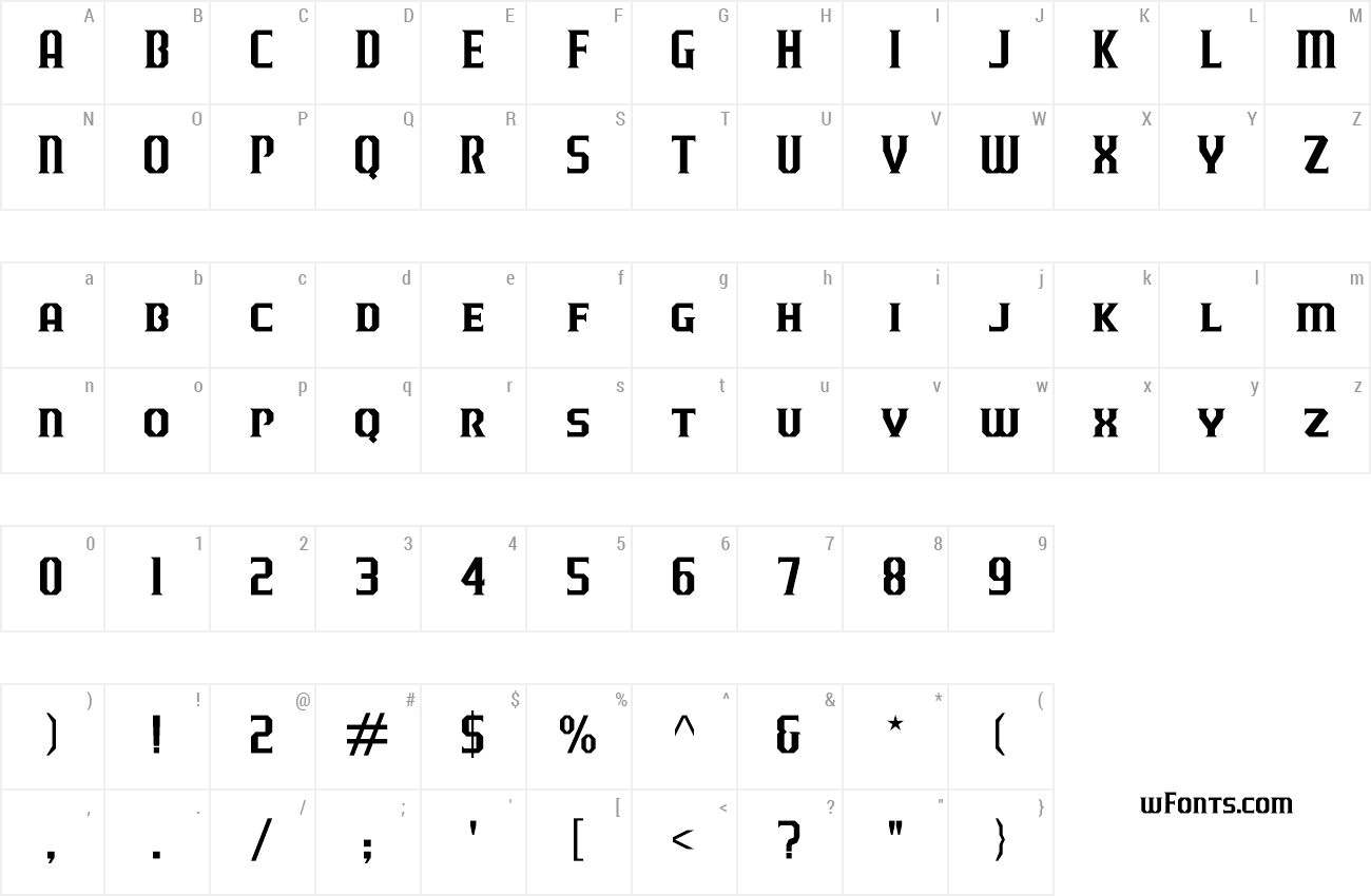 J-LOG Razor Edge Font | wfonts.com - download free