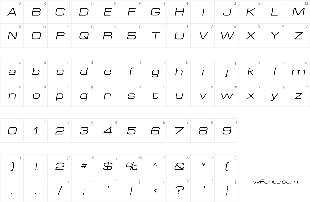 MicroExtendFLF Font | wfonts.com - download free