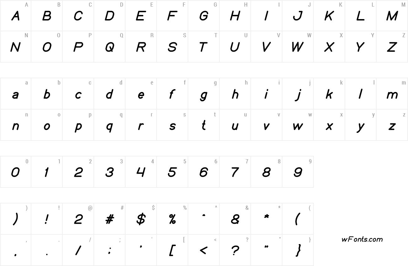 my font Font | wfonts.com - download free