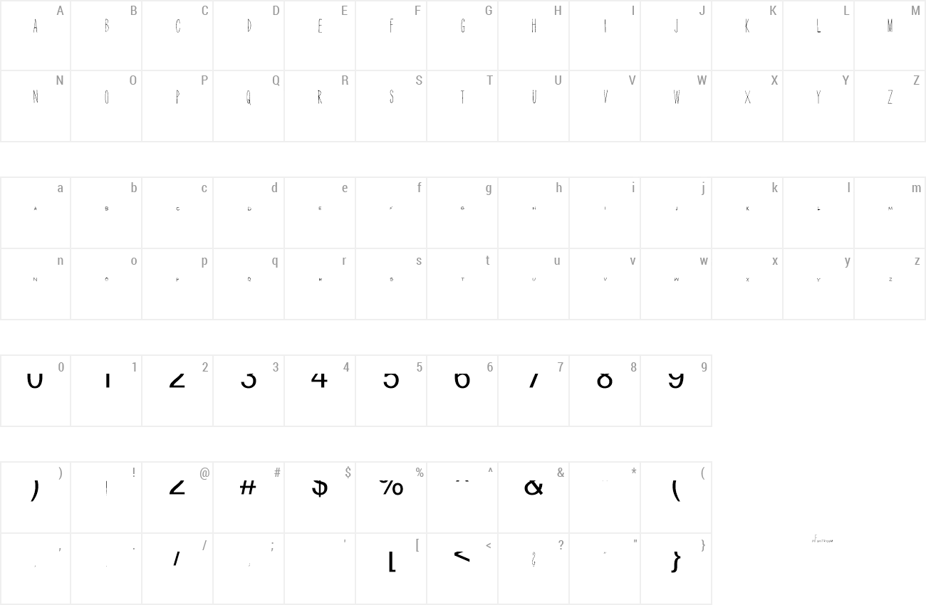 Men In Black Credits Font | wfonts.com - download free