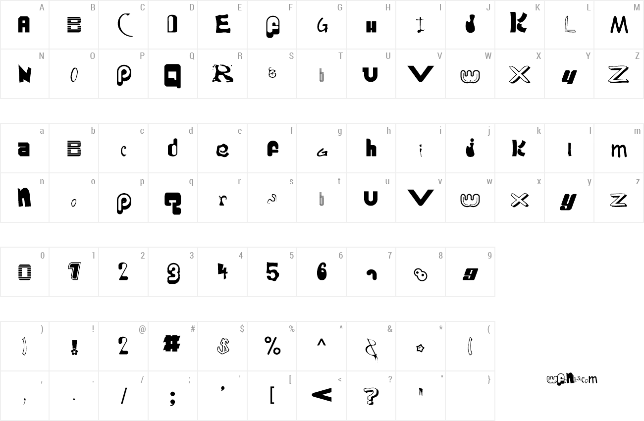 Download Free Font Random