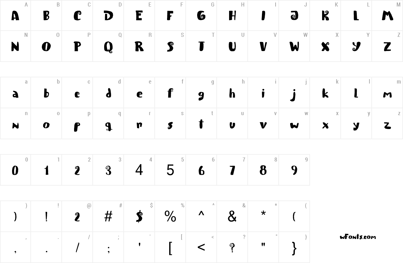 Spiraling Down Font | wfonts.com - download free