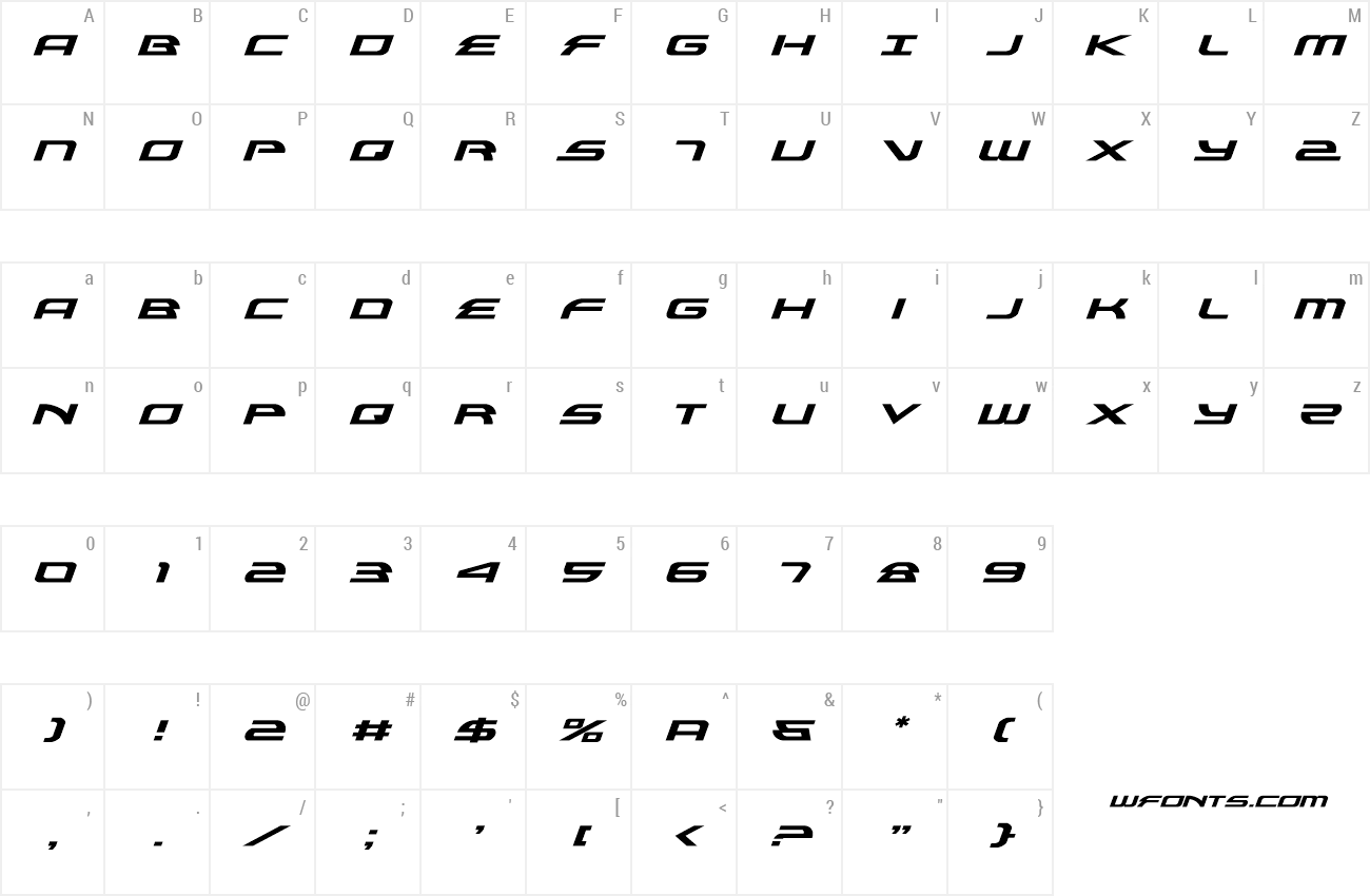 Alexis Expanded Font | wfonts.com - download free