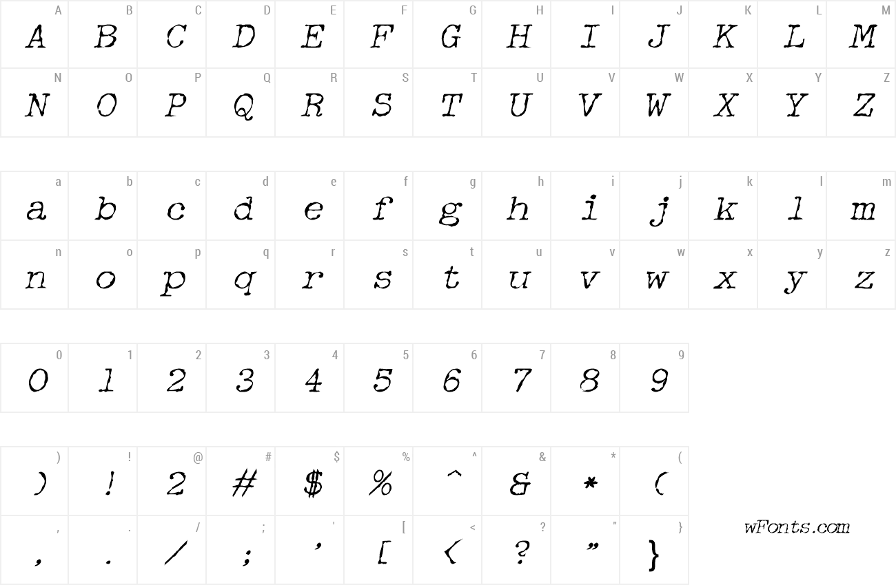 Detective Font | wfonts.com - download free