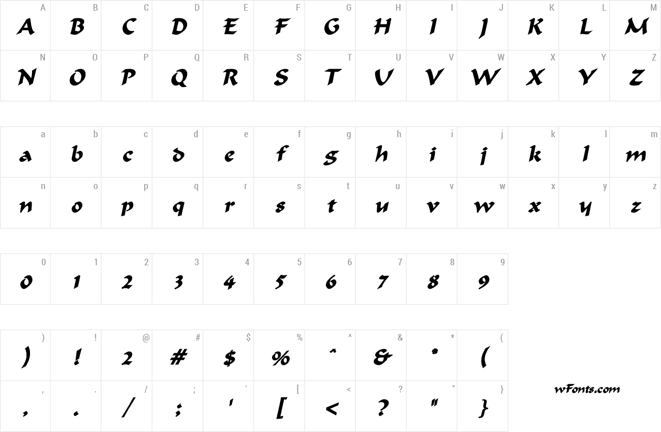 Flat Brush Font | wfonts.com - download free