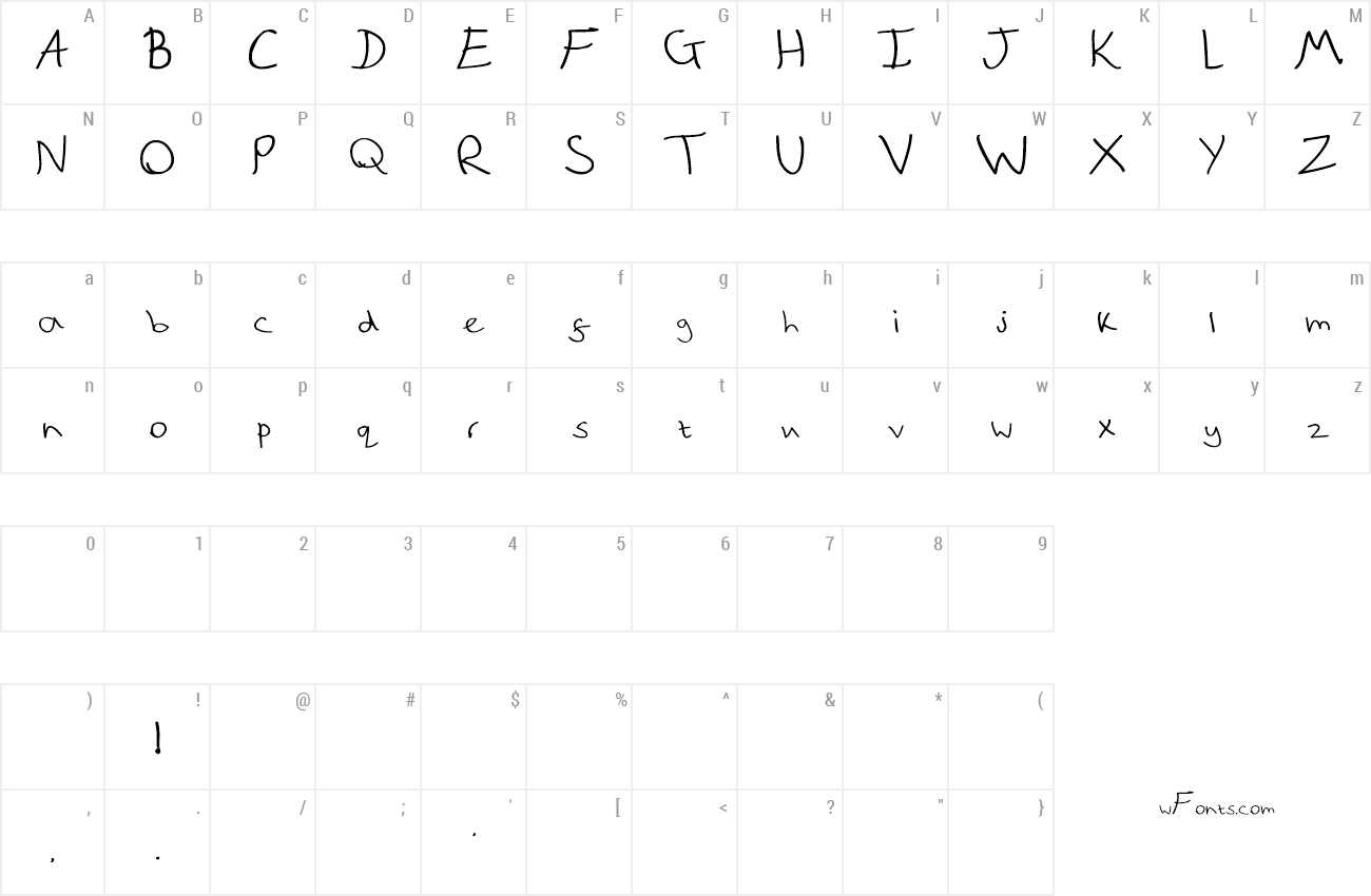 Quick Note Font | wfonts.com - download free