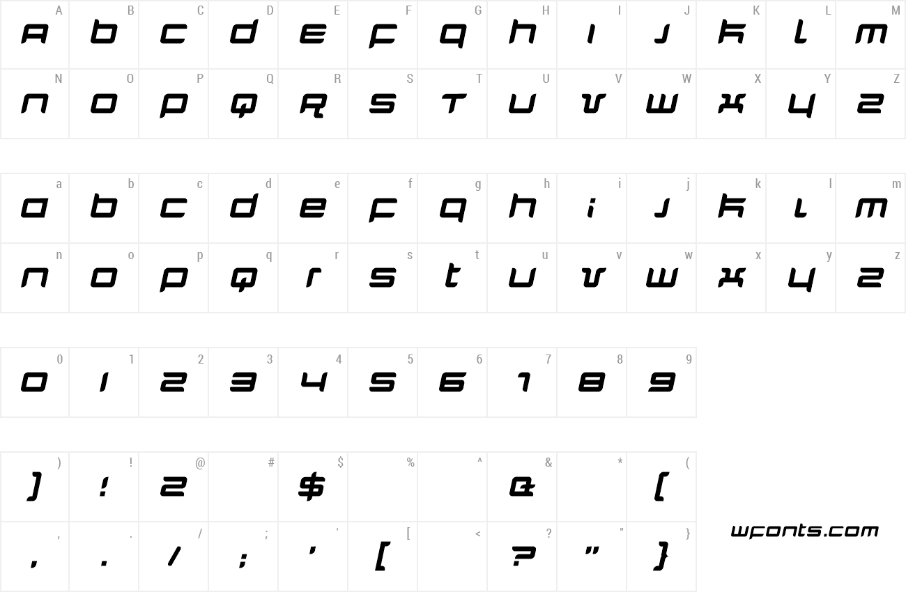 Quarx Font | wfonts.com - download free