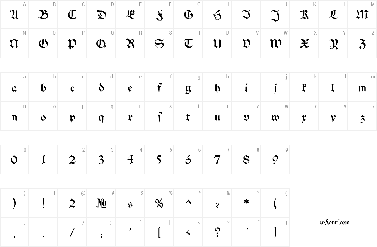 Schwaben Alt Font | wfonts.com - download free