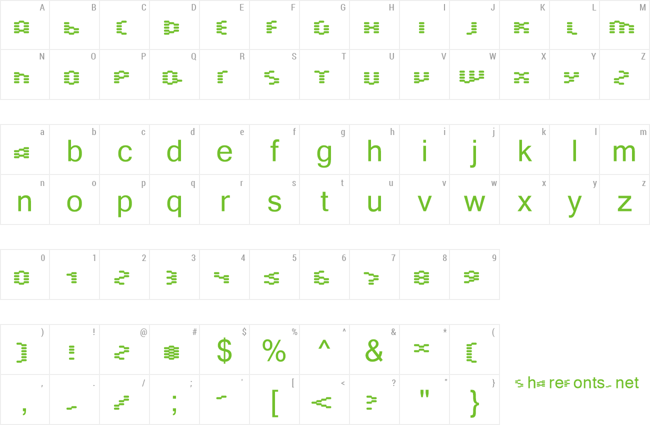 Download Free Font Sensory Input