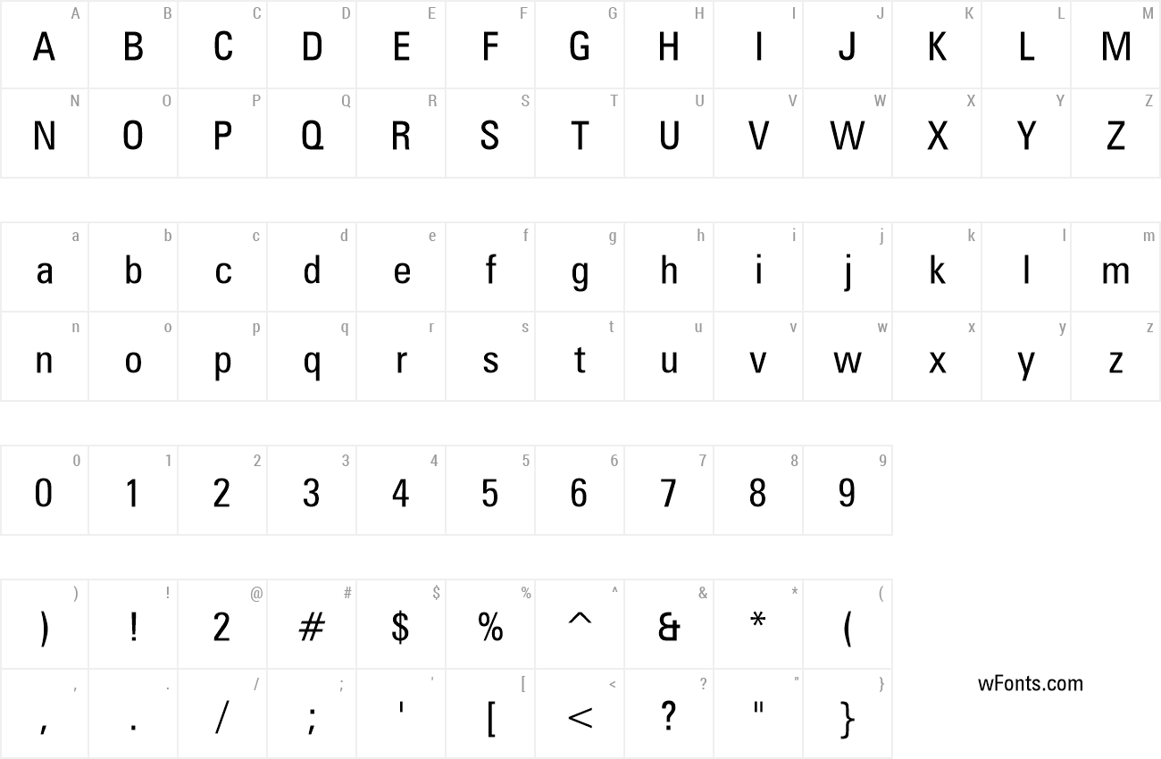 Download Free Font Zurich