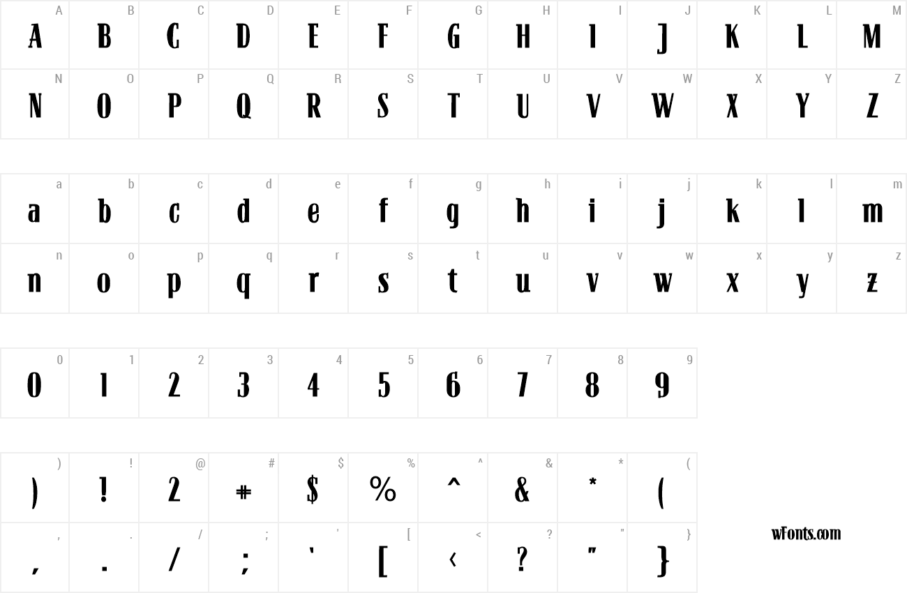 Bloc Font | wfonts.com - download free