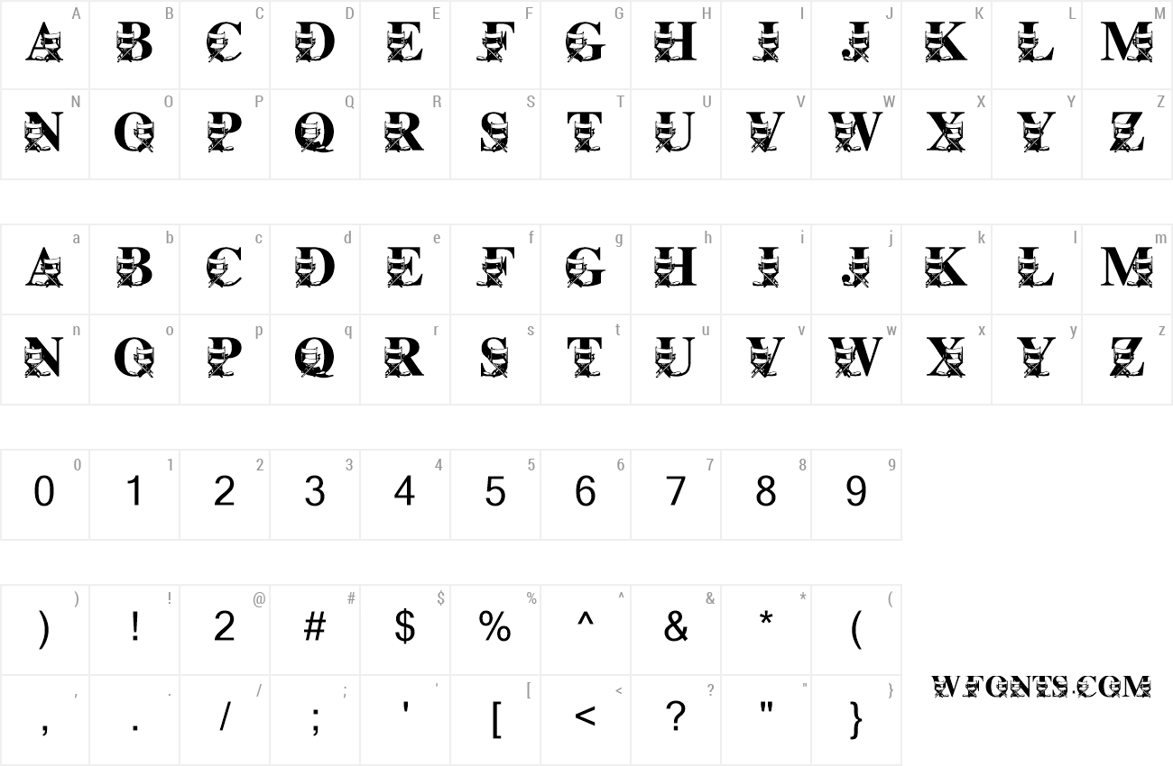 LMS Lights, Camera, Action Font | wfonts.com - download free