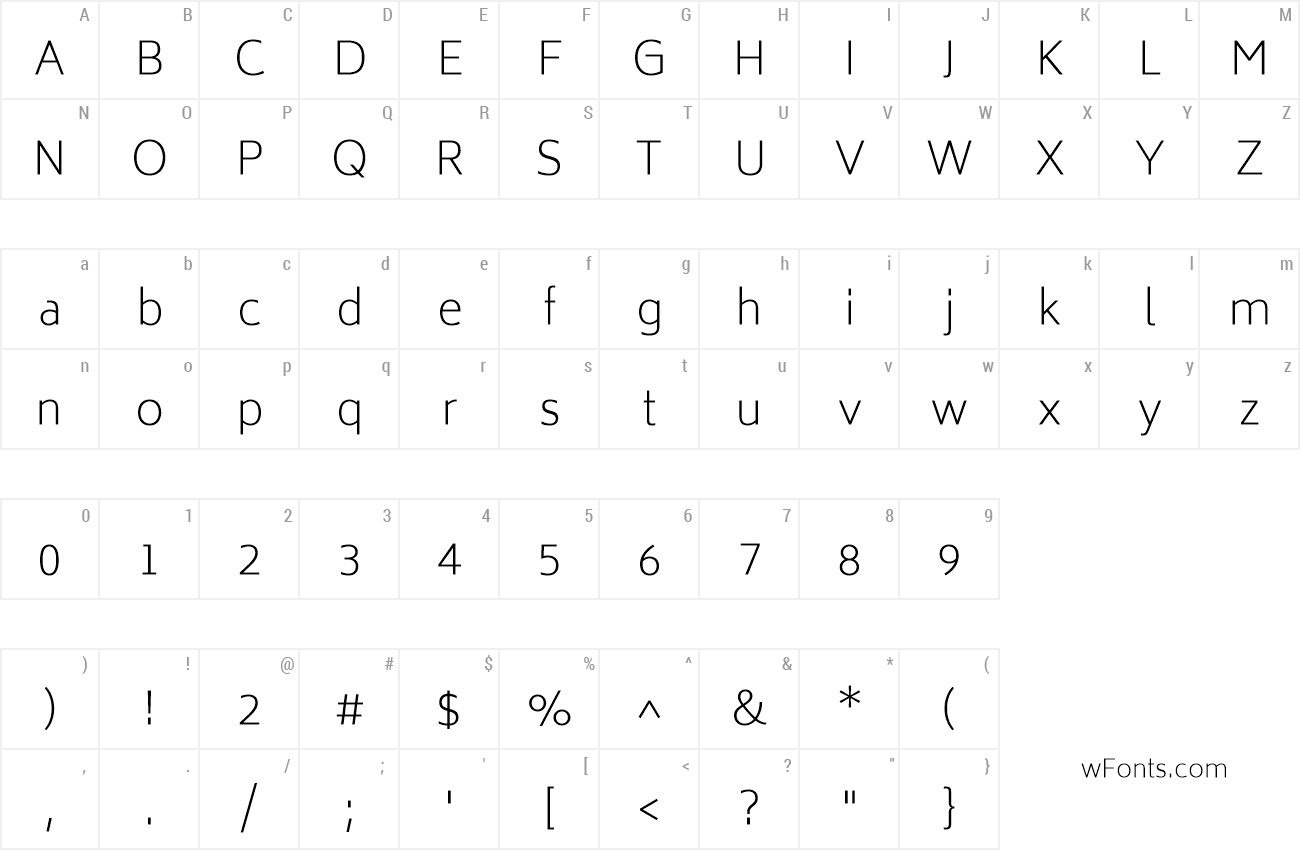 Biryani UltraLight Font | wfonts.com - download free