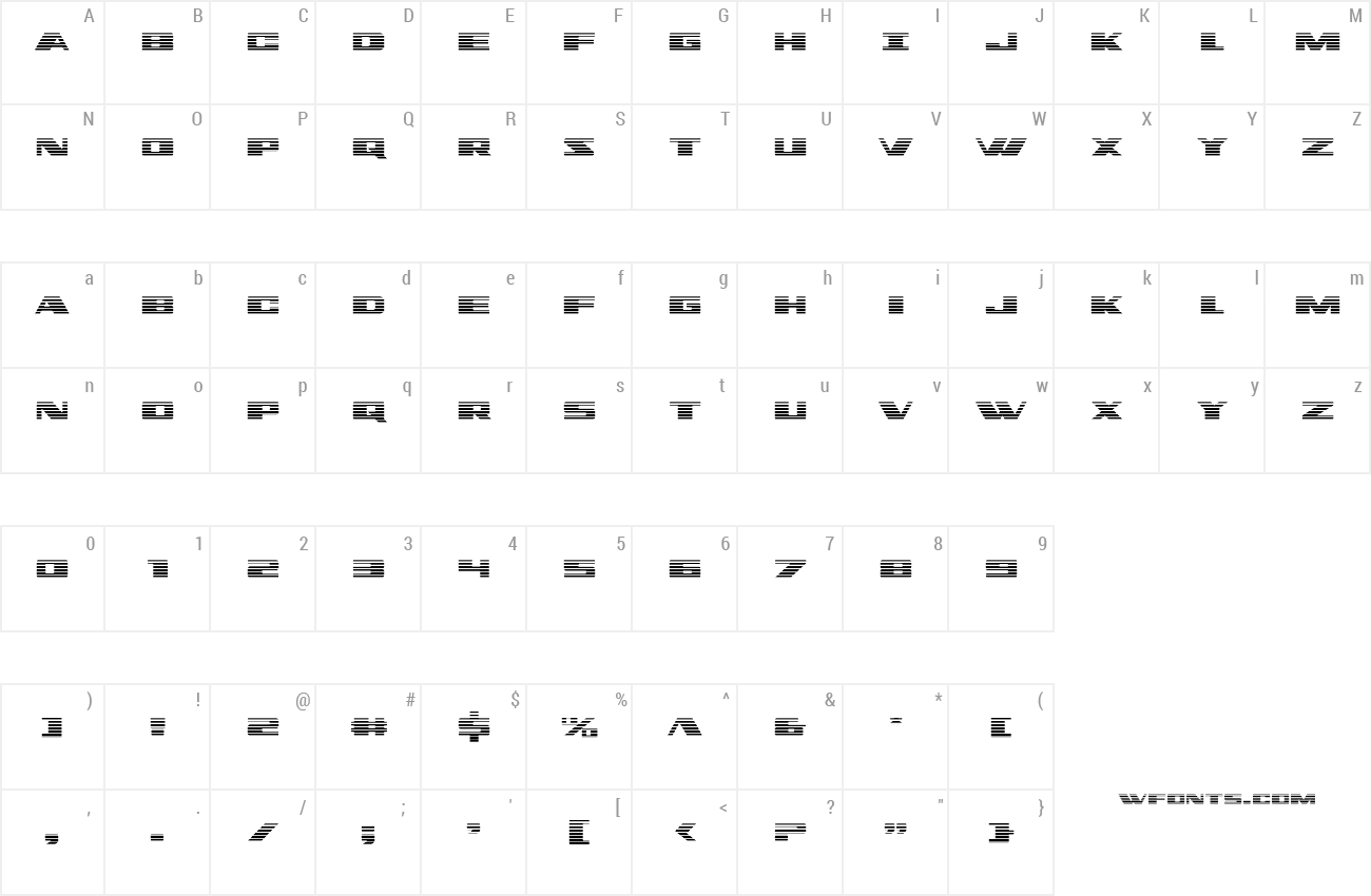 Dassault Gradient Font | wfonts.com - download free