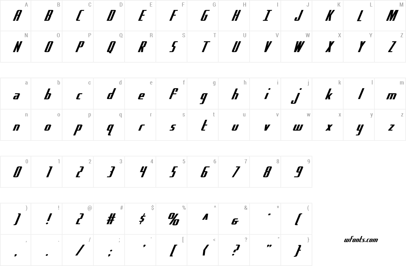 Hydro Squad Expanded Font | wfonts.com - download free